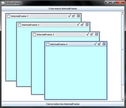 JAVA desde cero: La Clase JInternal Frame